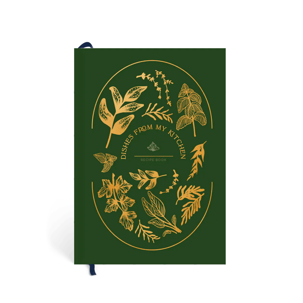 Herb Garden Foil Recipe Journal – Brass Monkey Home