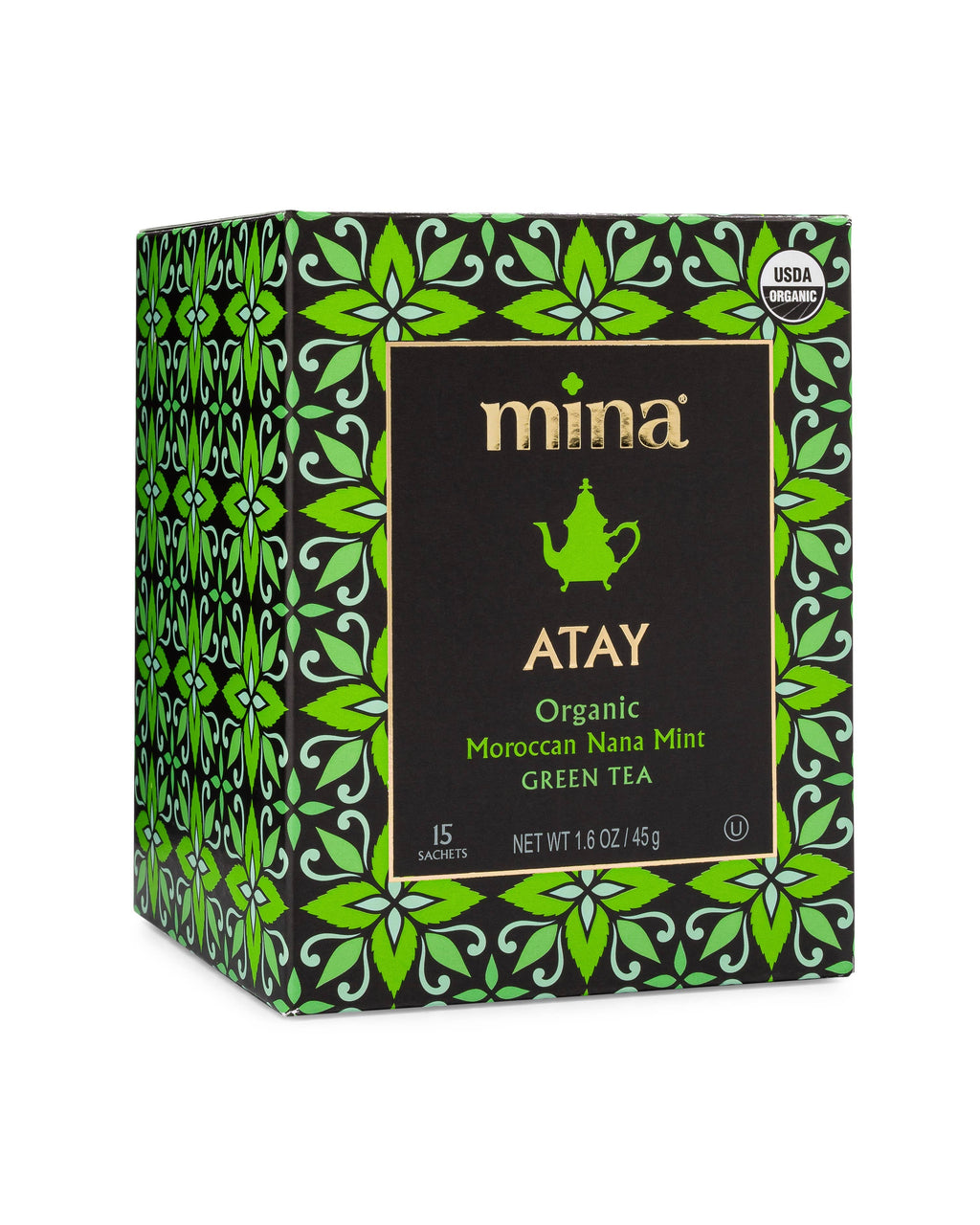15 ct Atay Organic Moroccan Nana Mint Green Tea – Brass Monkey Home