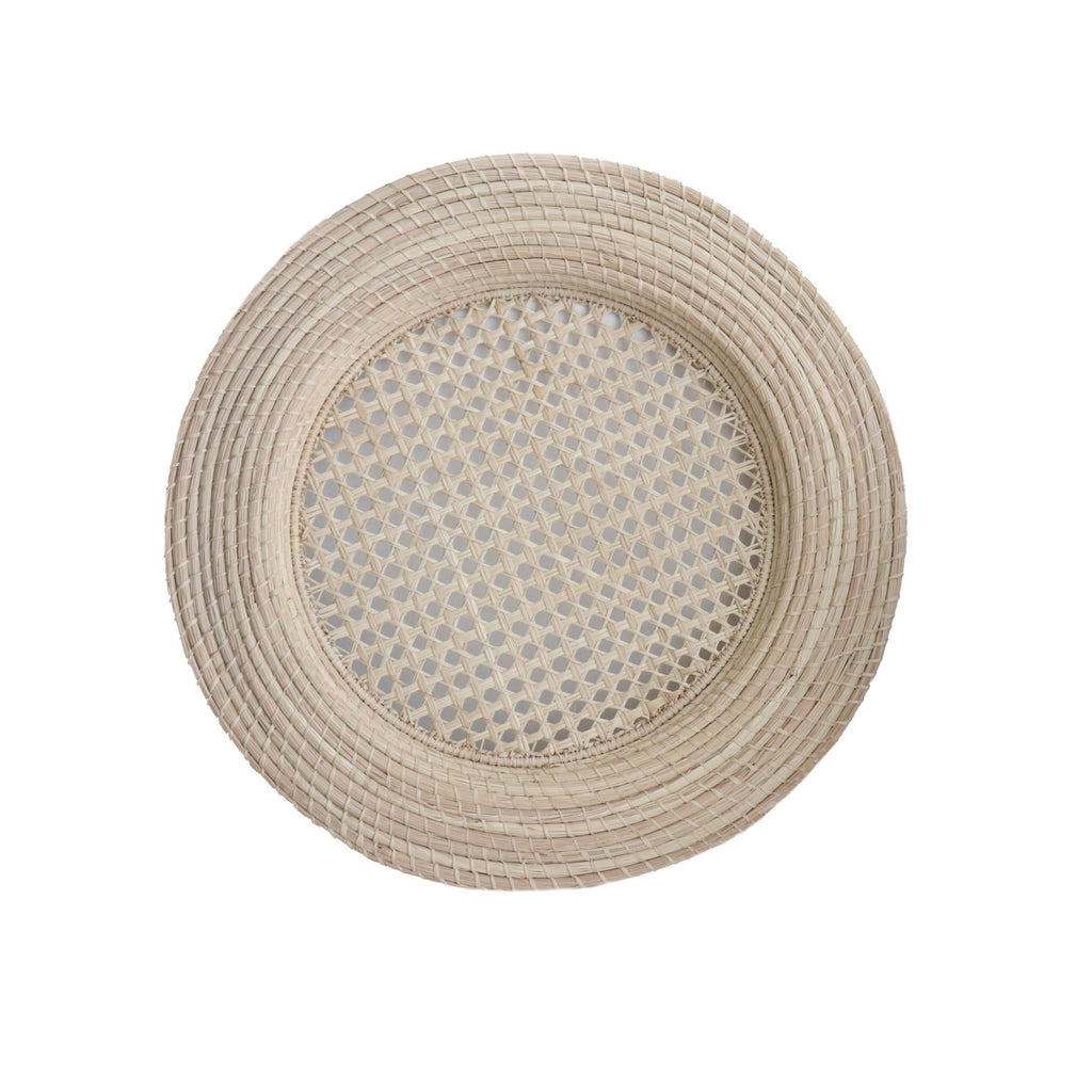 Iraca Charger Plate, Set of 4 – Brass Monkey Home